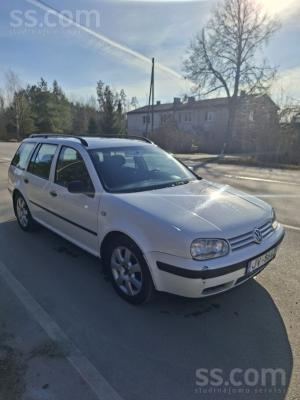 White Volkswagen Golf 2000 in Riga, with an engine capacity of 1.90 L and mileage of 261 thousand km for 550 €, photo 4 on AUTOMOTO.COM.LV