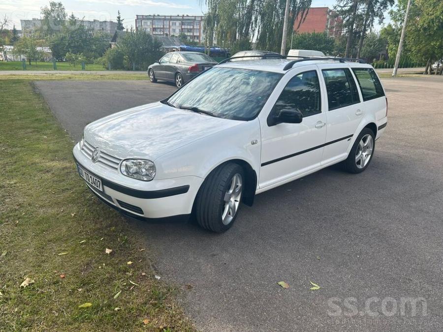 White Volkswagen Golf 2001 in Ludza, with an engine capacity of 1.90 L and mileage of 0 thousand km for 2350 €, photo 3 on AUTOMOTO.COM.LV