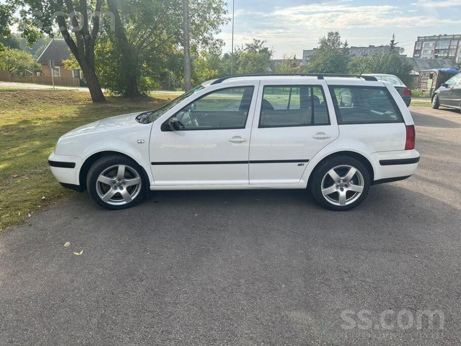 White Volkswagen Golf 2001 in Ludza, with an engine capacity of 1.90 L and mileage of 0 thousand km for 2350 €, photo 5 on AUTOMOTO.COM.LV