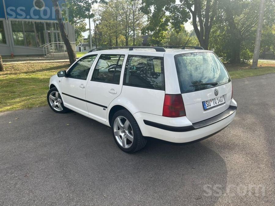 White Volkswagen Golf 2001 in Ludza, with an engine capacity of 1.90 L and mileage of 0 thousand km for 2350 €, photo 6 on AUTOMOTO.COM.LV
