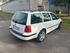 White Volkswagen Golf 2001 in Ludza, with an engine capacity of 1.90 L and mileage of 0 thousand km for 2350 €, photo 9 on AUTOMOTO.COM.LV