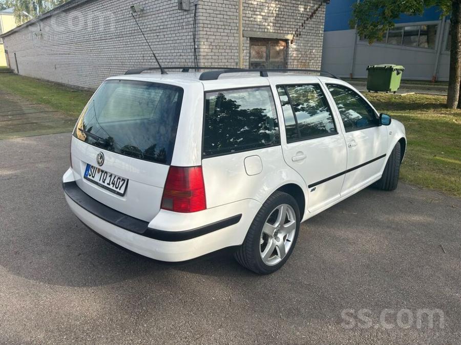 White Volkswagen Golf 2001 in Ludza, with an engine capacity of 1.90 L and mileage of 0 thousand km for 2350 €, photo 9 on AUTOMOTO.COM.LV