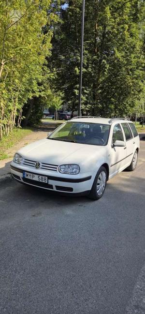 Balts Volkswagen Golf 2001 Viļņa, ar dzinēja tilpumu 1.60 L un nobraukumu 229 tūkst. km par 700 €, foto  vietnē AUTOMOTO.COM.LV
