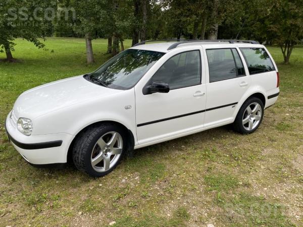 White Volkswagen Golf 2001 in Ludza, with an engine capacity of 1.90 L and mileage of 0 thousand km for 2300 €, photo 3 on AUTOMOTO.COM.LV