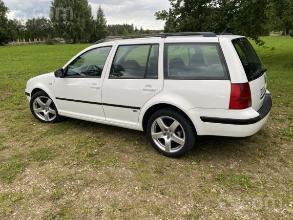 White Volkswagen Golf 2001 in Ludza, with an engine capacity of 1.90 L and mileage of 0 thousand km for 2300 €, photo 4 on AUTOMOTO.COM.LV