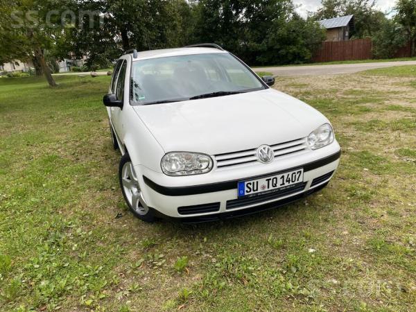 White Volkswagen Golf 2001 in Ludza, with an engine capacity of 1.90 L and mileage of 0 thousand km for 2300 €, photo 9 on AUTOMOTO.COM.LV