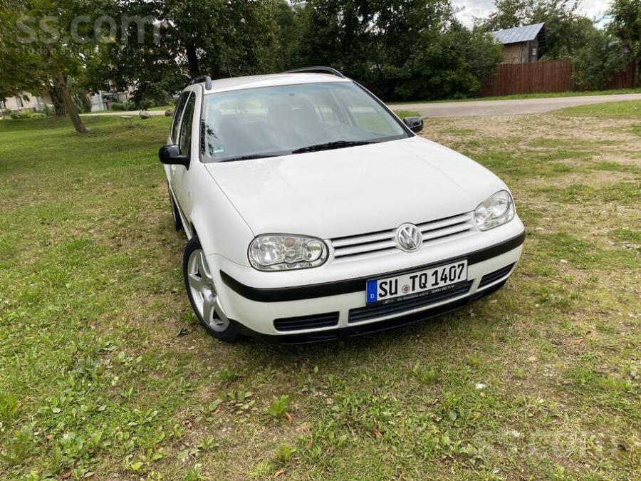 White Volkswagen Golf 2001 in Ludza, with an engine capacity of 1.90 L and mileage of 0 thousand km for 2300 €, photo 9 on AUTOMOTO.COM.LV