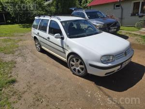 Balts Volkswagen Golf 2004 Rēzekne, ar dzinēja tilpumu 1.90 L un nobraukumu 414 tūkst. km par 1400 €, foto  vietnē AUTOMOTO.COM.LV