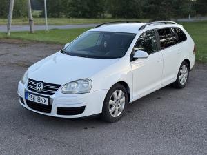 White Volkswagen Golf 2007 in Tallinn, with an engine capacity of 1.90 L and mileage of 352 thousand km for 1199 €, photo  on AUTOMOTO.COM.LV