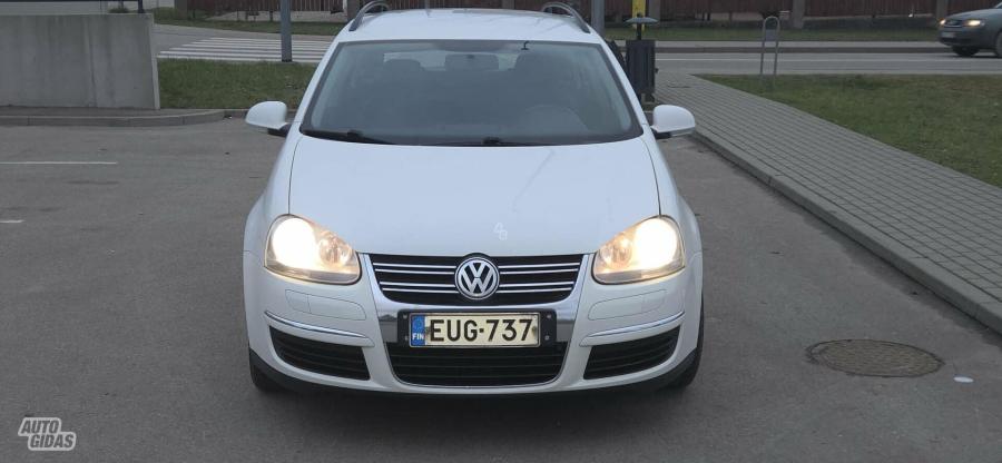White Volkswagen Golf 2008 in Telschi, with an engine capacity of 1.90 L and mileage of 298 thousand km for 1800 €, photo 9 on AUTOMOTO.COM.LV