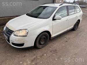 White Volkswagen Golf 2008 in Cesis, with an engine capacity of 1.90 L and mileage of 387 thousand km for 830 €, photo  on AUTOMOTO.COM.LV