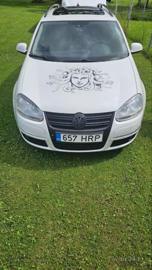 White Volkswagen Golf 2009 in Paldiski, with an engine capacity of 1.40 L and mileage of 222 thousand km for 1200 €, photo 3 on AUTOMOTO.COM.LV