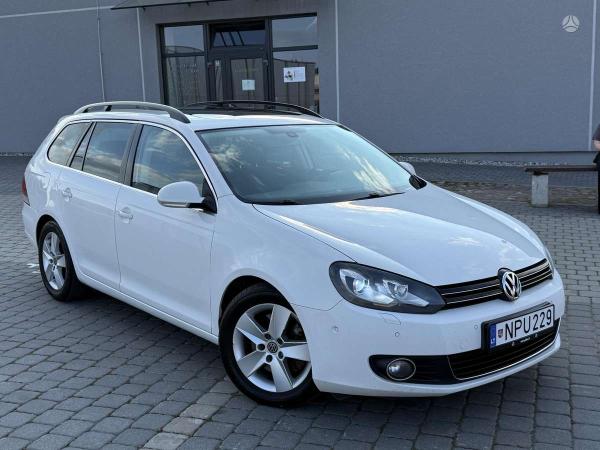 White Volkswagen Golf 2010 in Raseiniai, with an engine capacity of 1.97 L and mileage of 291 thousand km for 3600 €, photo 1 on AUTOMOTO.COM.LV