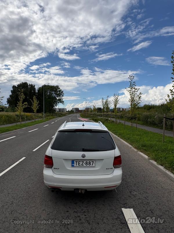 White Volkswagen Golf 2010 in Tartu, with an engine capacity of 2.00 L and mileage of 336 thousand km for 3400 €, photo 6 on AUTOMOTO.COM.LV