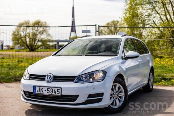 White Volkswagen Golf 2013 in Riga, with an engine capacity of 1.20 L and mileage of 246 thousand km for 5990 €, photo 1 on AUTOMOTO.COM.LV