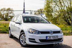 White Volkswagen Golf 2013 in Riga, with an engine capacity of 1.20 L and mileage of 246 thousand km for 5990 €, photo 3 on AUTOMOTO.COM.LV