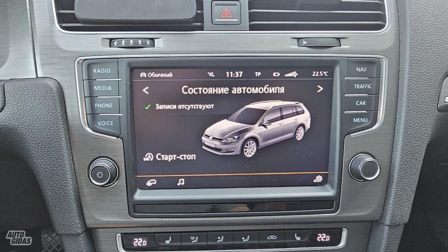 White Volkswagen Golf 2013 in Vilnius, with an engine capacity of 1.60 L and mileage of 257 thousand km for 6500 €, photo 32 on AUTOMOTO.COM.LV