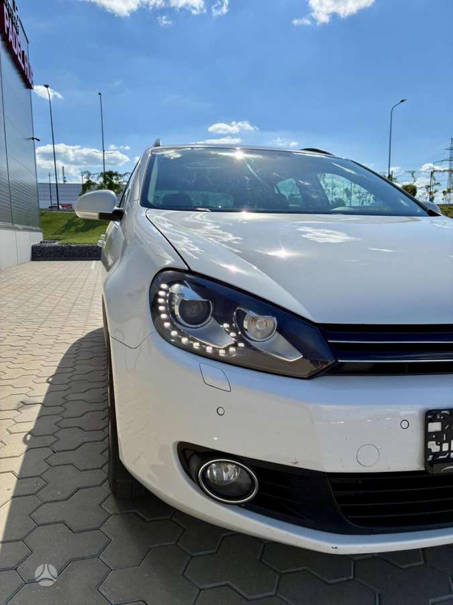 White Volkswagen Golf 2013 in Kaunas, with an engine capacity of 1.97 L and mileage of 284 thousand km for 5490 €, photo 10 on AUTOMOTO.COM.LV