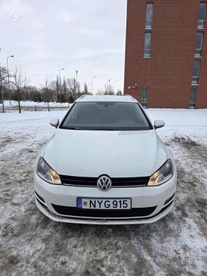 White Volkswagen Golf 2014 in Klaipeda, with an engine capacity of 1.97 L and mileage of 251 thousand km for 7300 €, photo  on AUTOMOTO.COM.LV