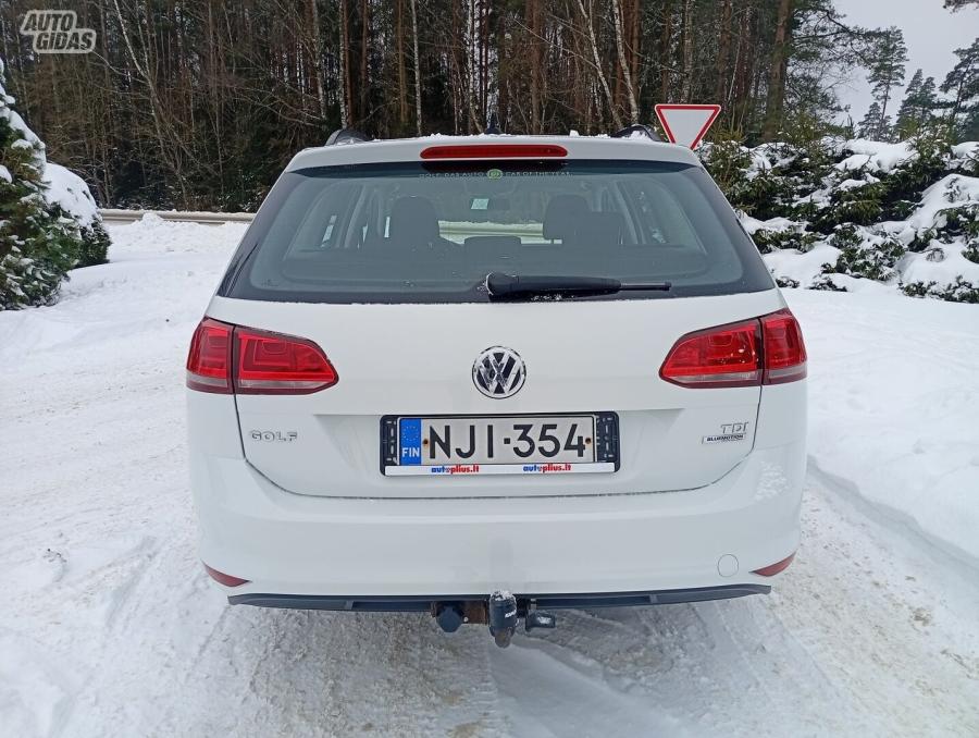 White Volkswagen Golf 2014 in Vilnius, with an engine capacity of 1.60 L and mileage of 254 thousand km for 5550 €, photo 6 on AUTOMOTO.COM.LV