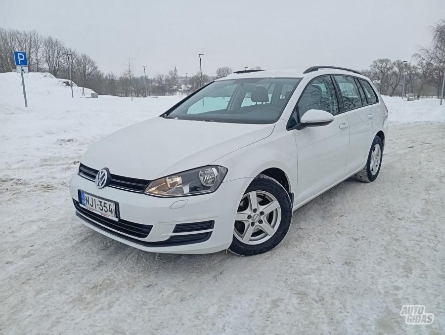 White Volkswagen Golf 2014 in Vilnius, with an engine capacity of 1.60 L and mileage of 254 thousand km for 5550 €, photo 1 on AUTOMOTO.COM.LV