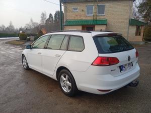 White Volkswagen Golf 2014 in Vilnius, with an engine capacity of 1.60 L and mileage of 254 thousand km for 5500 €, photo 4 on AUTOMOTO.COM.LV