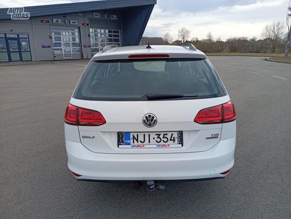 White Volkswagen Golf 2014 in Vilnius, with an engine capacity of 1.60 L and mileage of 254 thousand km for 5700 €, photo 6 on AUTOMOTO.COM.LV