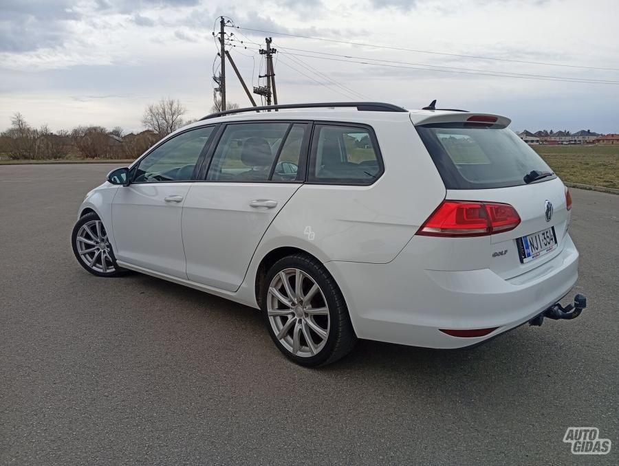 White Volkswagen Golf 2014 in Vilnius, with an engine capacity of 1.60 L and mileage of 254 thousand km for 5700 €, photo 5 on AUTOMOTO.COM.LV