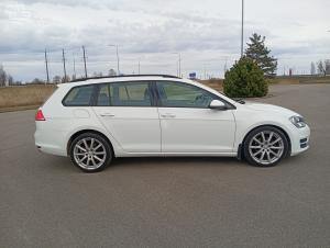 White Volkswagen Golf 2014 in Vilnius, with an engine capacity of 1.60 L and mileage of 254 thousand km for 5700 €, photo 9 on AUTOMOTO.COM.LV