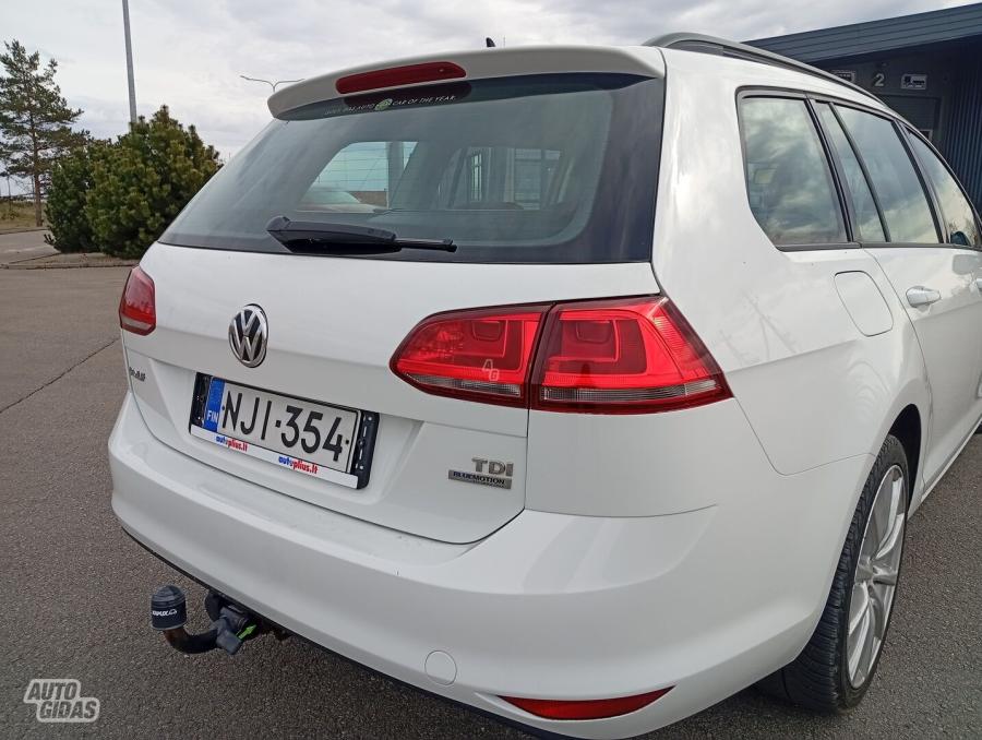 White Volkswagen Golf 2014 in Vilnius, with an engine capacity of 1.60 L and mileage of 254 thousand km for 5700 €, photo 13 on AUTOMOTO.COM.LV