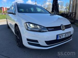 White Volkswagen Golf 2014 in Riga, with an engine capacity of 1.50 L and mileage of 312 thousand km for 6230 €, photo  on AUTOMOTO.COM.LV