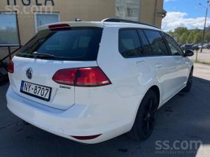 White Volkswagen Golf 2014 in Riga, with an engine capacity of 1.50 L and mileage of 312 thousand km for 6230 €, photo 19 on AUTOMOTO.COM.LV