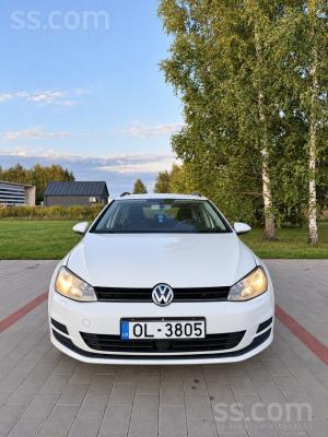 White Volkswagen Golf 2014 in Riga, with an engine capacity of 1.20 L and mileage of 86 thousand km for 5700 €, photo  on AUTOMOTO.COM.LV