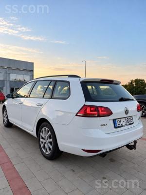 White Volkswagen Golf 2014 in Riga, with an engine capacity of 1.20 L and mileage of 86 thousand km for 5700 €, photo 5 on AUTOMOTO.COM.LV