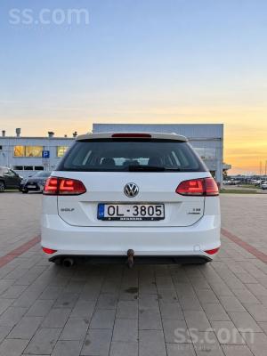 White Volkswagen Golf 2014 in Riga, with an engine capacity of 1.20 L and mileage of 86 thousand km for 5700 €, photo 6 on AUTOMOTO.COM.LV