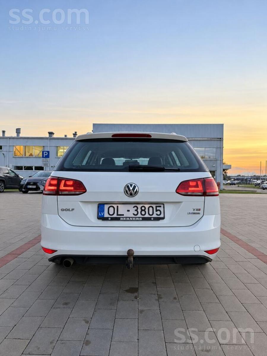 White Volkswagen Golf 2014 in Riga, with an engine capacity of 1.20 L and mileage of 86 thousand km for 5700 €, photo 6 on AUTOMOTO.COM.LV