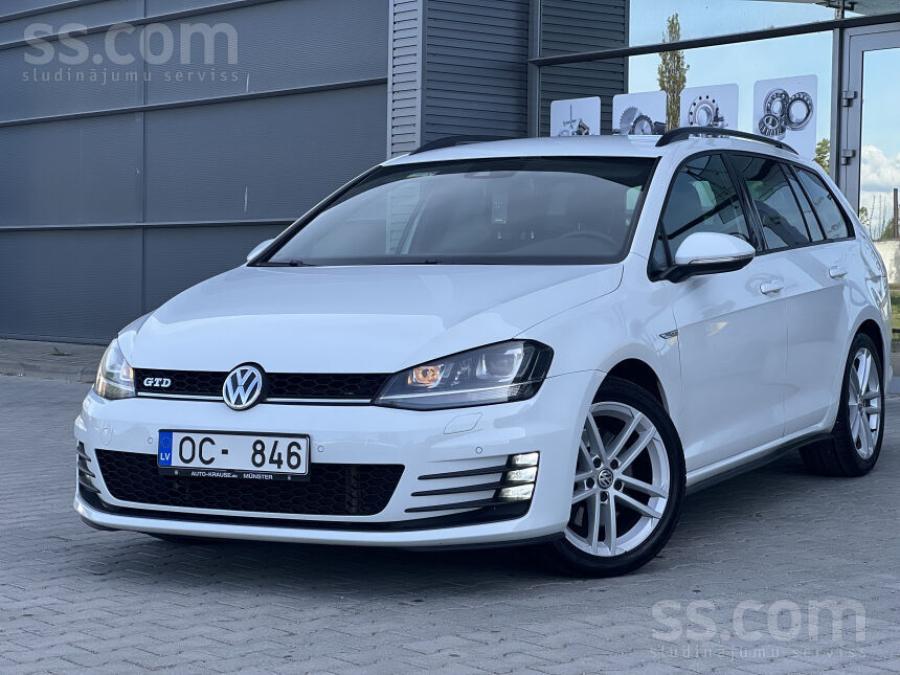 White Volkswagen Golf 2015 in Jekabpils, with an engine capacity of 2.00 L and mileage of 292 thousand km for 11300 €, photo 1 on AUTOMOTO.COM.LV