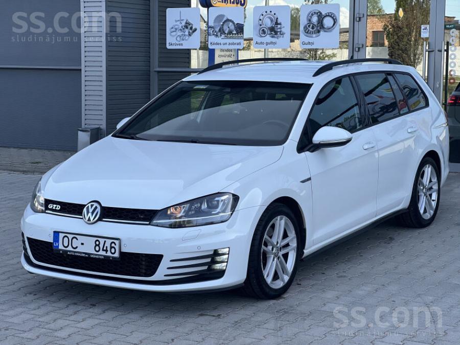 White Volkswagen Golf 2015 in Jekabpils, with an engine capacity of 2.00 L and mileage of 292 thousand km for 11300 €, photo 3 on AUTOMOTO.COM.LV