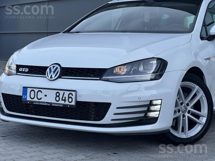 White Volkswagen Golf 2015 in Jekabpils, with an engine capacity of 2.00 L and mileage of 292 thousand km for 11300 €, photo 27 on AUTOMOTO.COM.LV