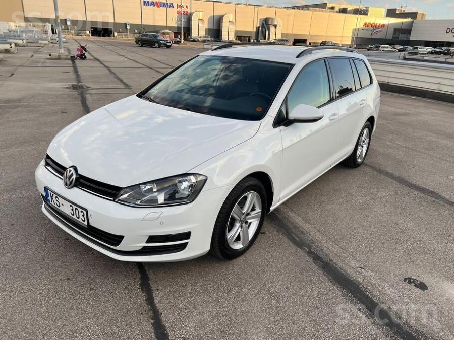 Balts Volkswagen Golf 2015 Rīga, ar dzinēja tilpumu 1.60 L un nobraukumu 220 tūkst. km par 8450 €, foto 1 vietnē AUTOMOTO.COM.LV