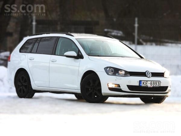 White Volkswagen Golf 2015 in Riga, with an engine capacity of 1.60 L and mileage of 218 thousand km for 7600 €, photo 3 on AUTOMOTO.COM.LV