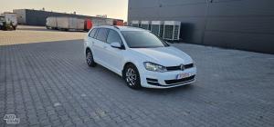 White Volkswagen Golf 2015 in Kaunas, with an engine capacity of 1.60 L and mileage of 330 thousand km for 6600 €, photo 6 on AUTOMOTO.COM.LV