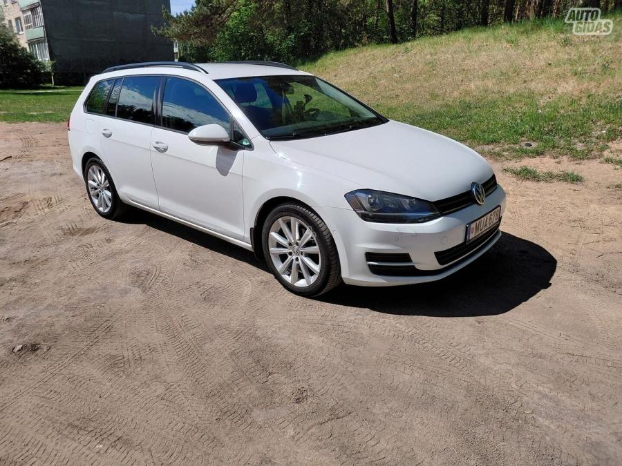 White Volkswagen Golf 2015 in Vilnius, with an engine capacity of 1.60 L and mileage of 191 thousand km for 6000 €, photo 1 on AUTOMOTO.COM.LV