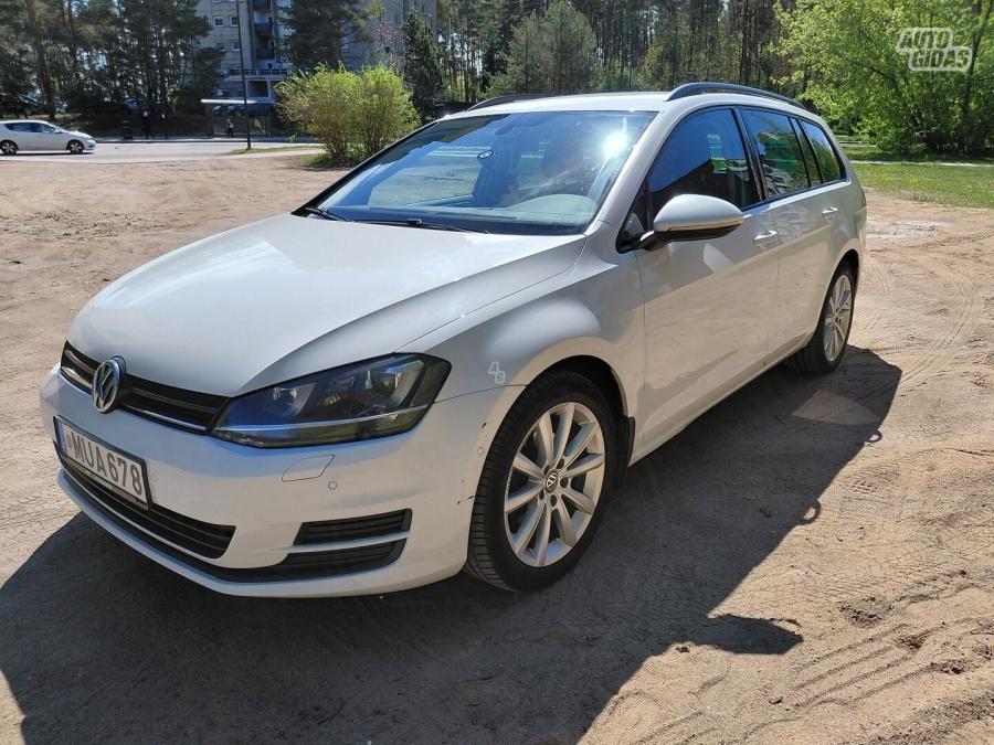 White Volkswagen Golf 2015 in Vilnius, with an engine capacity of 1.60 L and mileage of 191 thousand km for 6000 €, photo 3 on AUTOMOTO.COM.LV