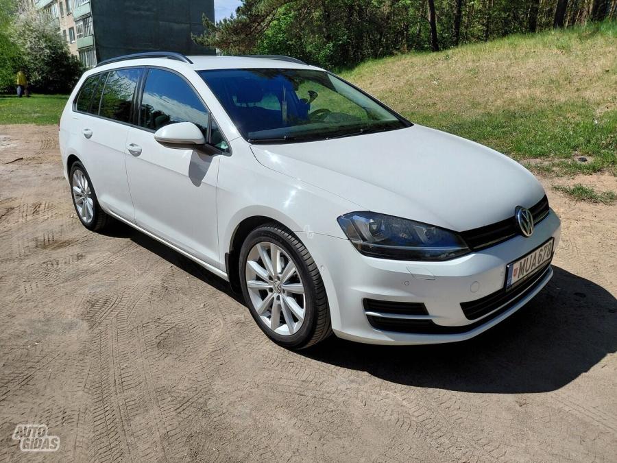 White Volkswagen Golf 2015 in Vilnius, with an engine capacity of 1.60 L and mileage of 191 thousand km for 6000 €, photo 6 on AUTOMOTO.COM.LV