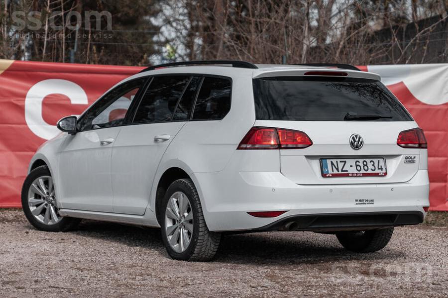 Balts Volkswagen Golf 2015 Rīga, ar dzinēja tilpumu 1.60 L un nobraukumu 230 tūkst. km par 6500 €, foto 5 vietnē AUTOMOTO.COM.LV