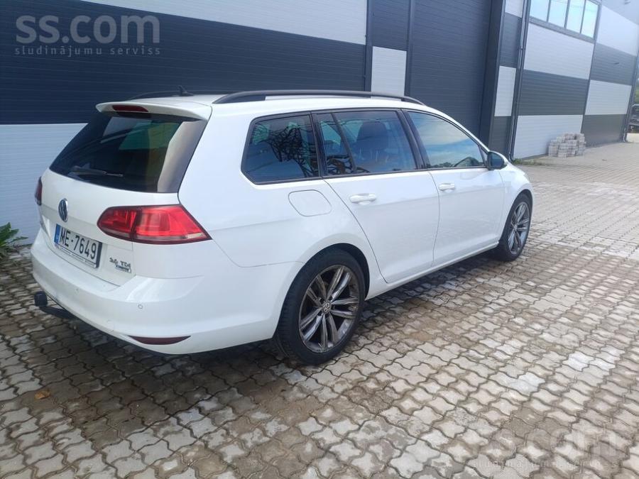 Balts Volkswagen Golf 2015 Rīga, ar dzinēja tilpumu 2.00 L un nobraukumu 386 tūkst. km par 5700 €, foto 5 vietnē AUTOMOTO.COM.LV