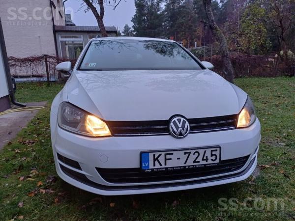 White Volkswagen Golf 2016 in Riga, with an engine capacity of 1.60 L and mileage of 198 thousand km for 5950 €, photo 2 on AUTOMOTO.COM.LV