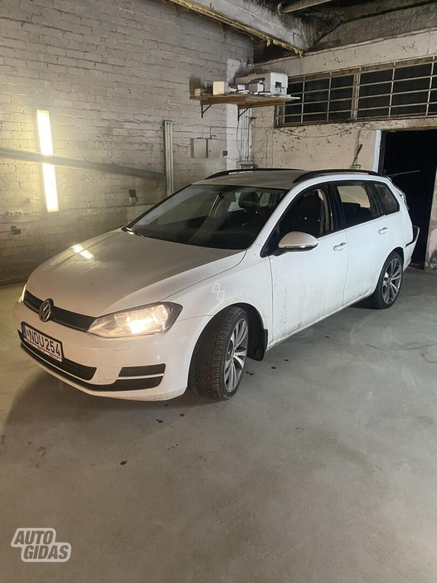 White Volkswagen Golf 2016 in Panevezys, with an engine capacity of 1.20 L and mileage of 164 thousand km for 3350 €, photo 1 on AUTOMOTO.COM.LV