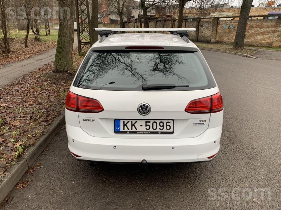 Balts Volkswagen Golf 2016 Rīga, ar dzinēja tilpumu 1.60 L un nobraukumu 231 tūkst. km par 4500 €, foto 8 vietnē AUTOMOTO.COM.LV